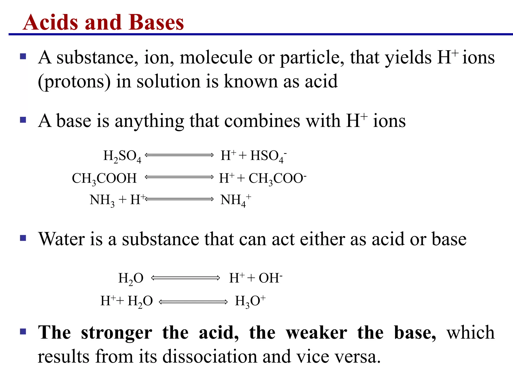 Acid base lecture | PDF | Chemistry | Science