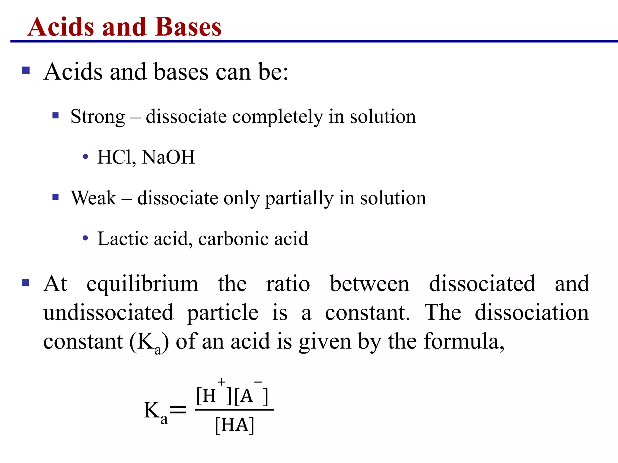 Acid base lecture | PDF