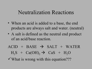 Acid base notes | PPT