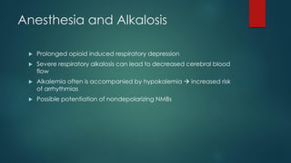Acid Base Part Balance Intensive care unit | PDF | Lung and Respiratory ...