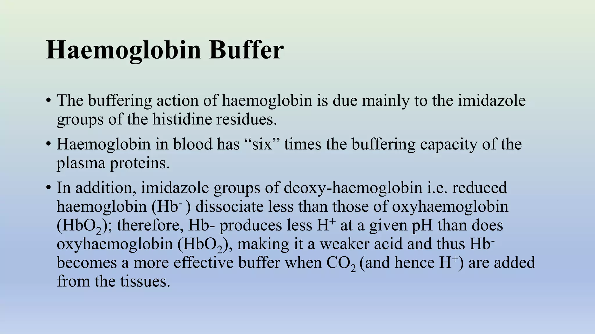 Acid, base, pH and buffers in the body | PPTX