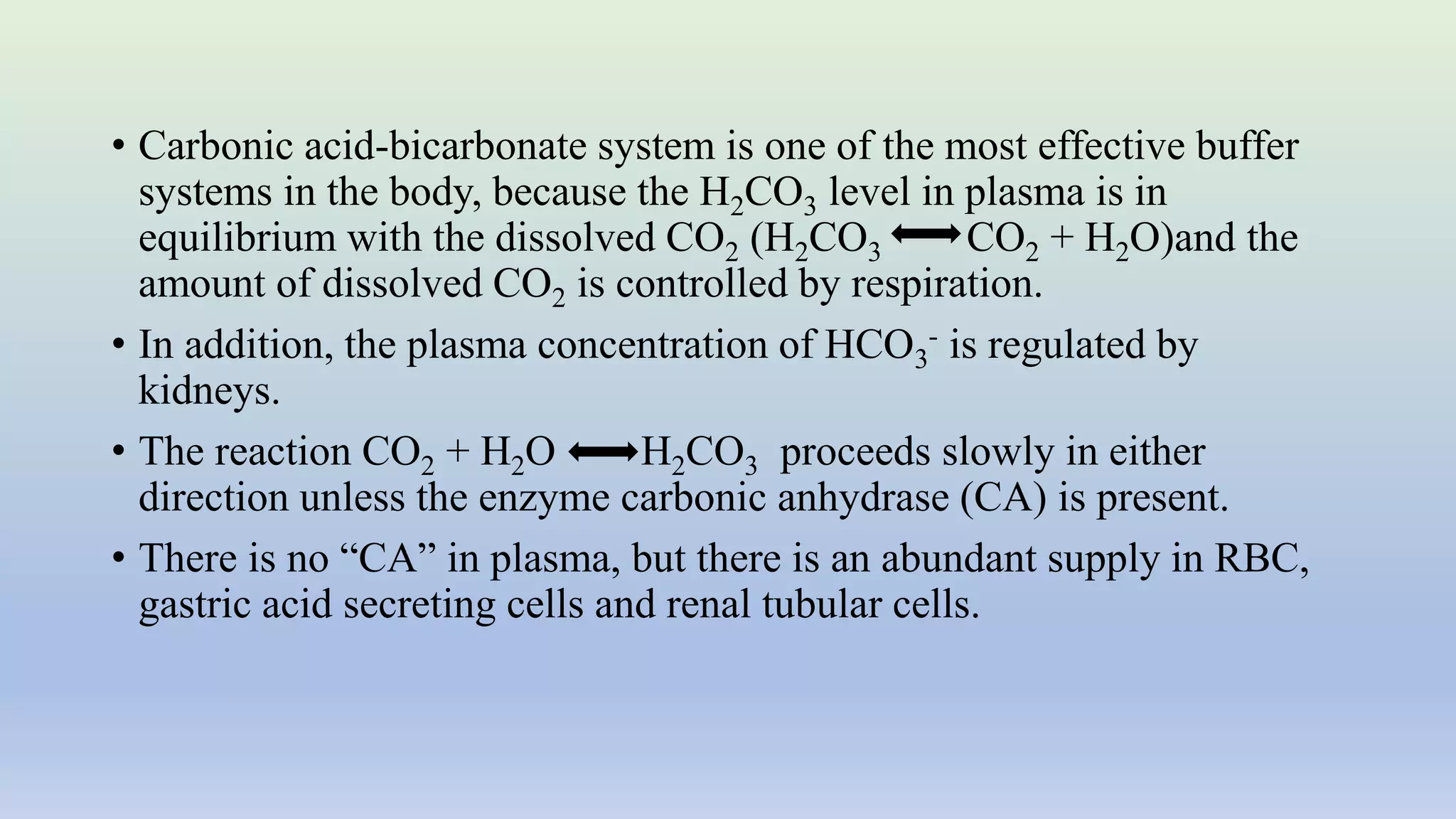 Acid, base, pH and buffers in the body | PPTX