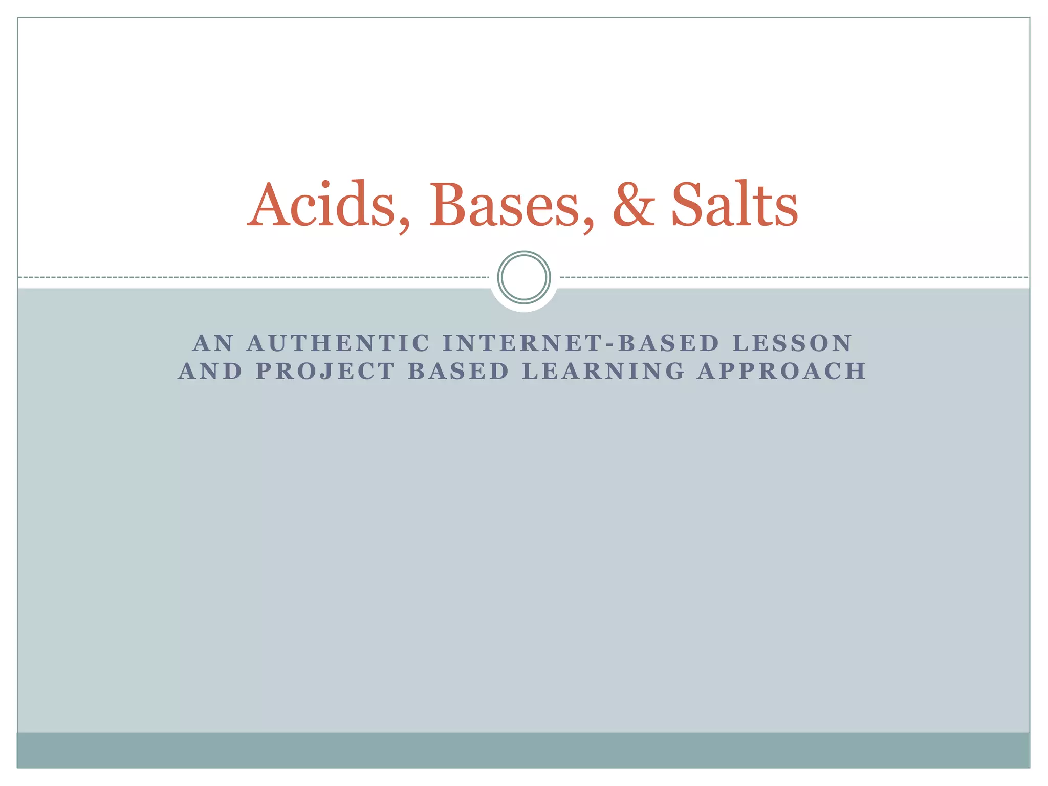 Acid-base poster | PPTX
