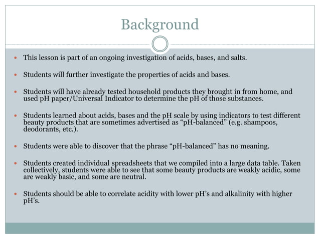 Acid-base poster | PPT