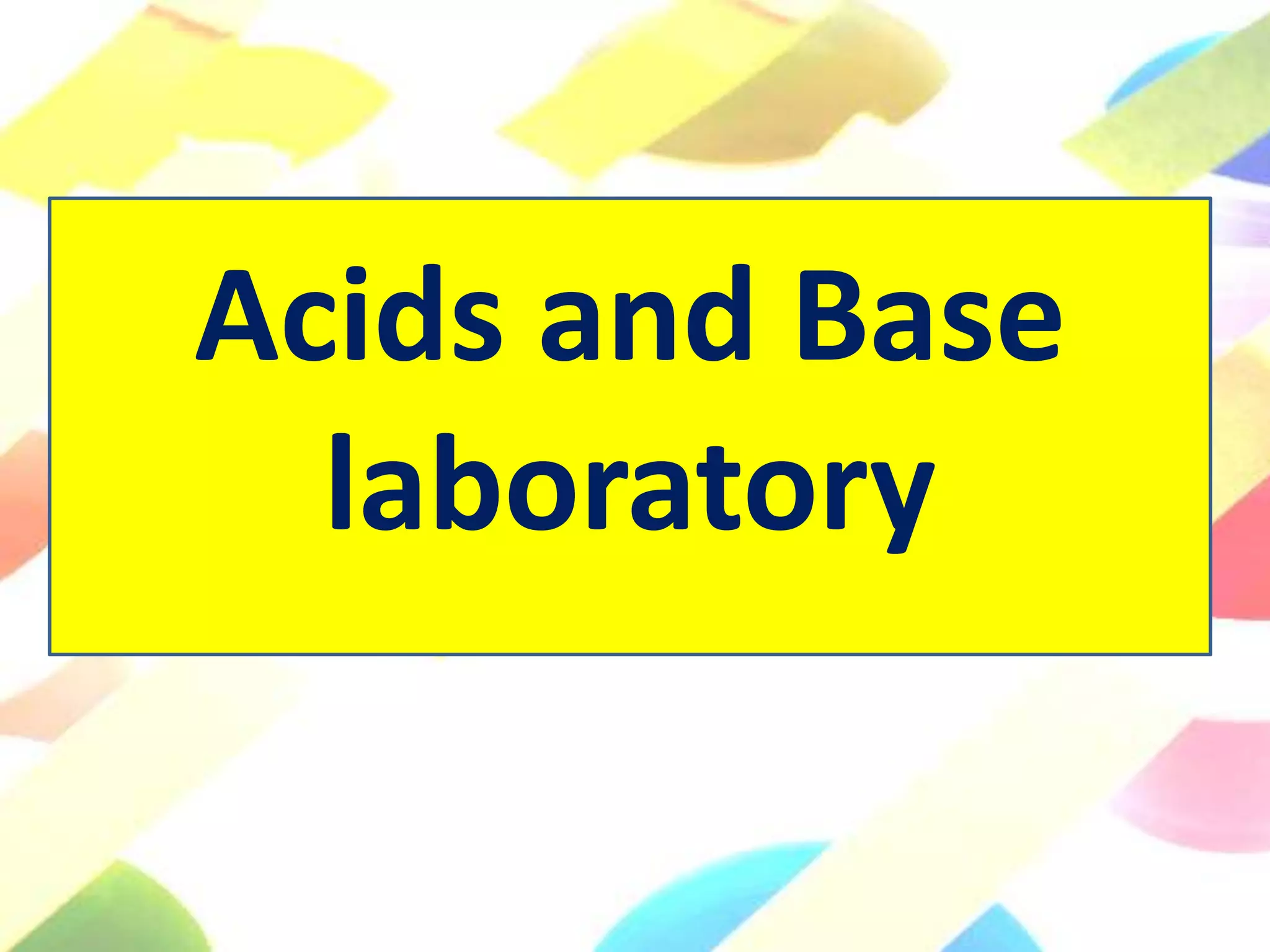 Acid base ppt | PPTX | Chemistry | Science