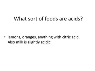 Acid base review 2013 | PPTX | Chemistry | Science