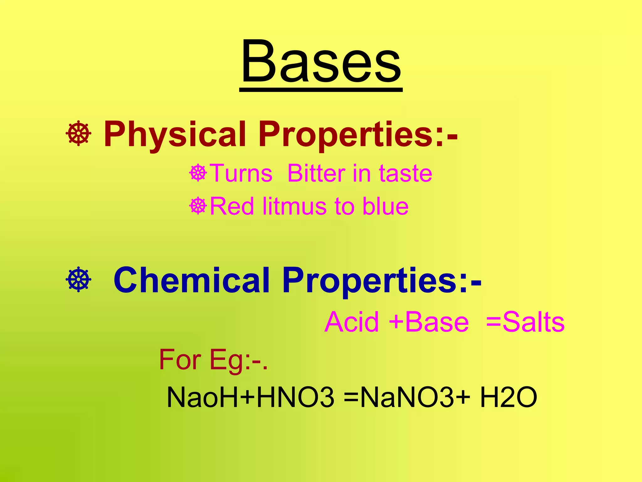 Acid bases and salts | PPT