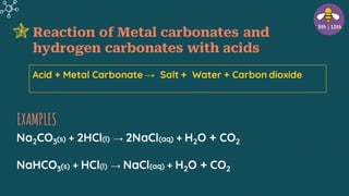 Acid Bases and Salts study materials yes | PPT