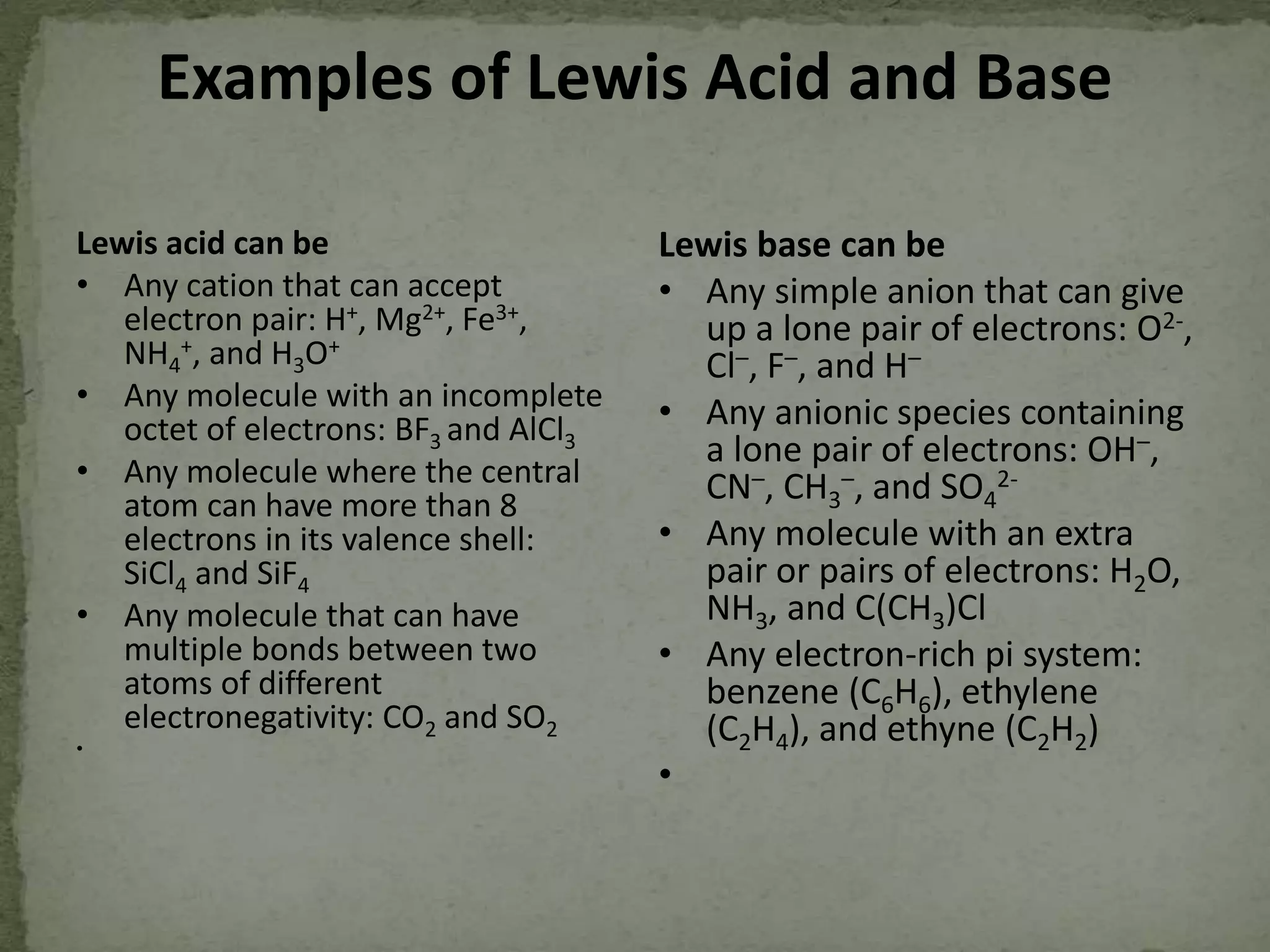 acid base theory for Bpharm 1st year students | PPTX