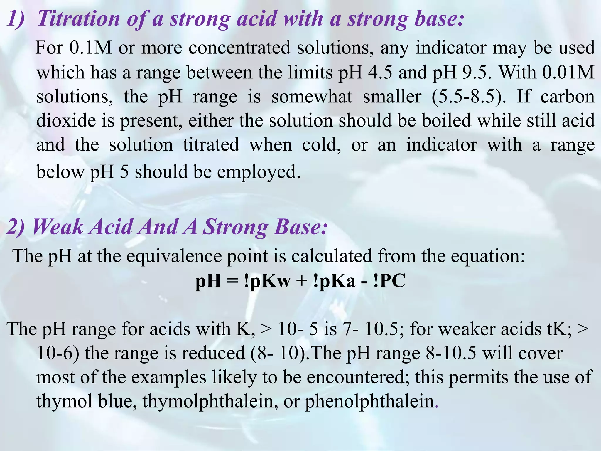 Acid-Base Titrations | PPTX
