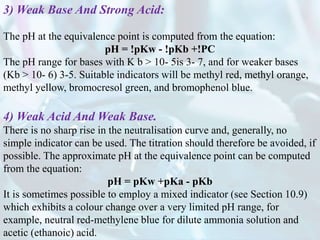 Acid-Base Titrations | PPTX