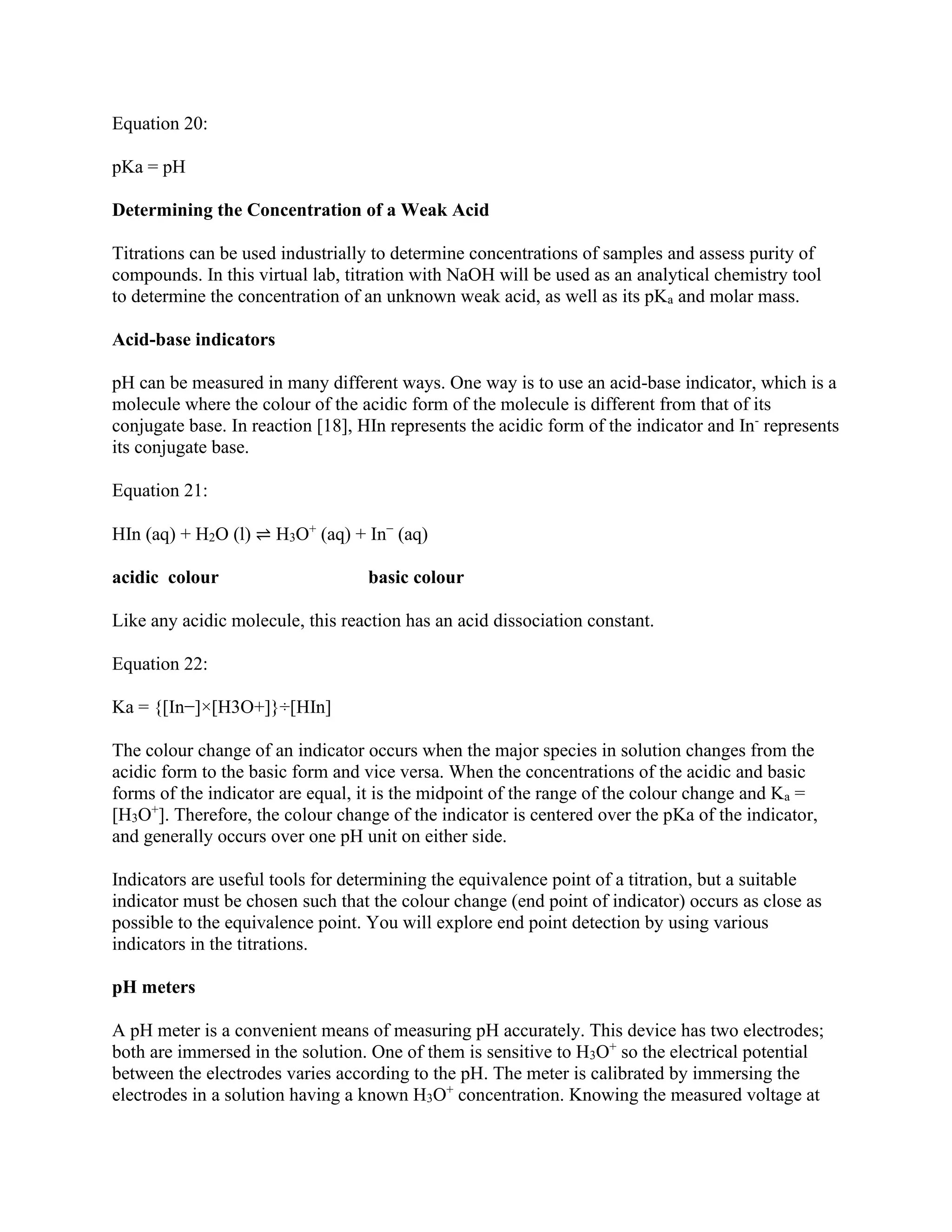 Acid Base Titration.pdf | Chemistry | Science