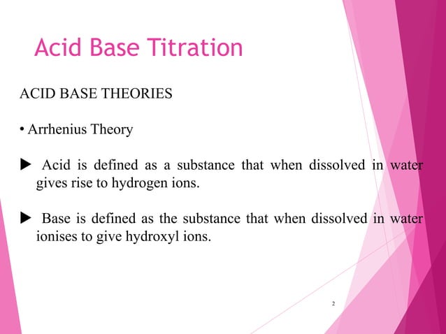 Acid Base Titration.ppt | Chemistry | Science