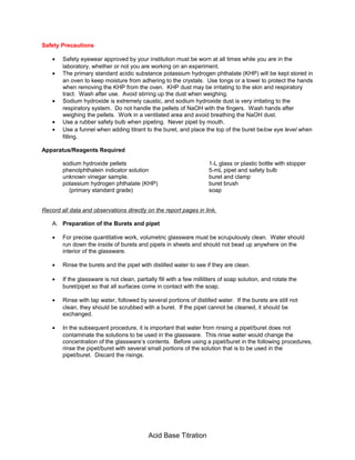 Acid base titration (1) | DOC
