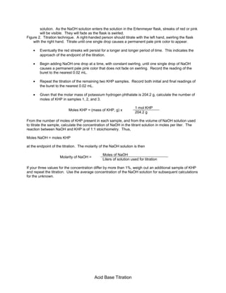 Acid base titration (1) | DOC