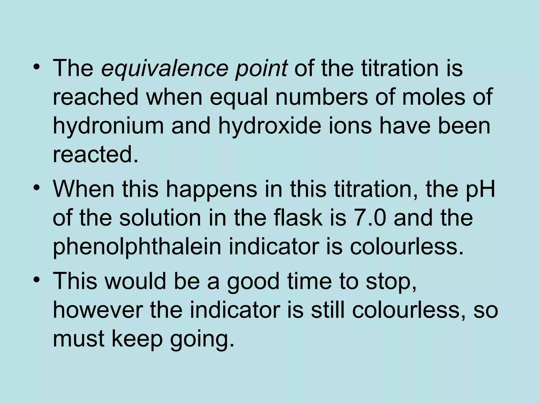 Acid-Base Titration & Calculations | PPT