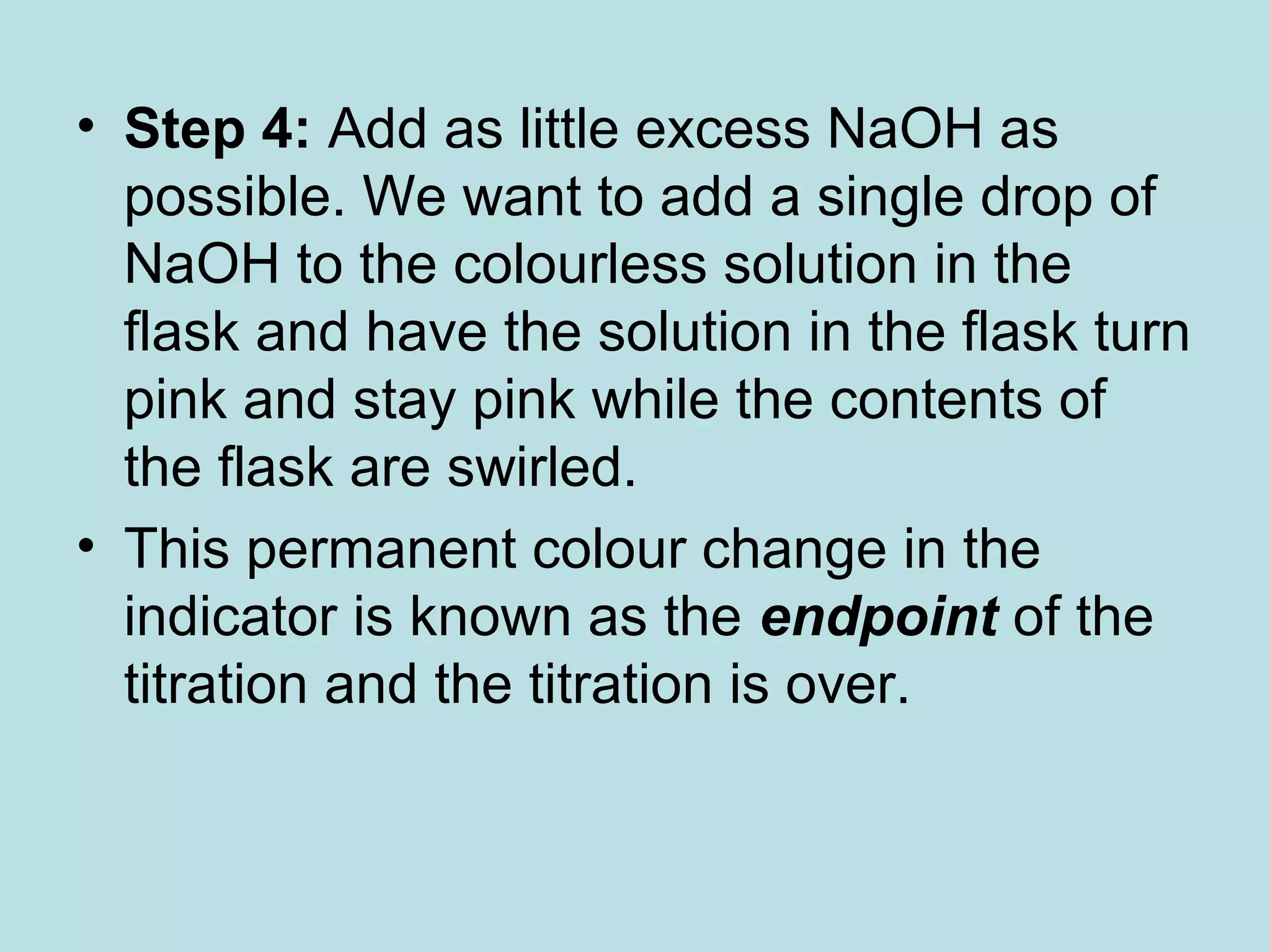 Acid-Base Titration & Calculations | PPT