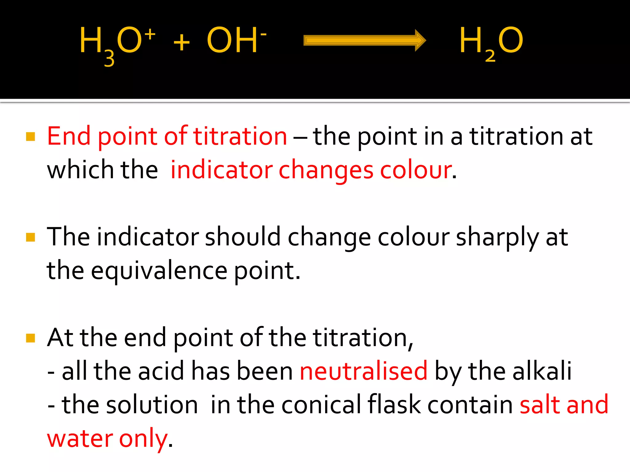 Acid base titrations | PPTX