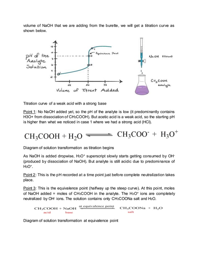 Acid base titrations & nat unit 2 pa | DOCX | Chemistry | Science