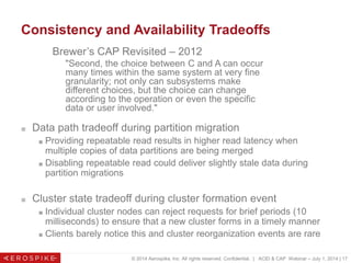 ACID & CAP: Clearing CAP Confusion and Why C In CAP ≠ C in ACID | PPTX
