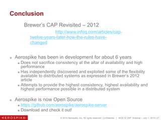 ACID & CAP: Clearing CAP Confusion and Why C In CAP ≠ C in ACID | PPTX