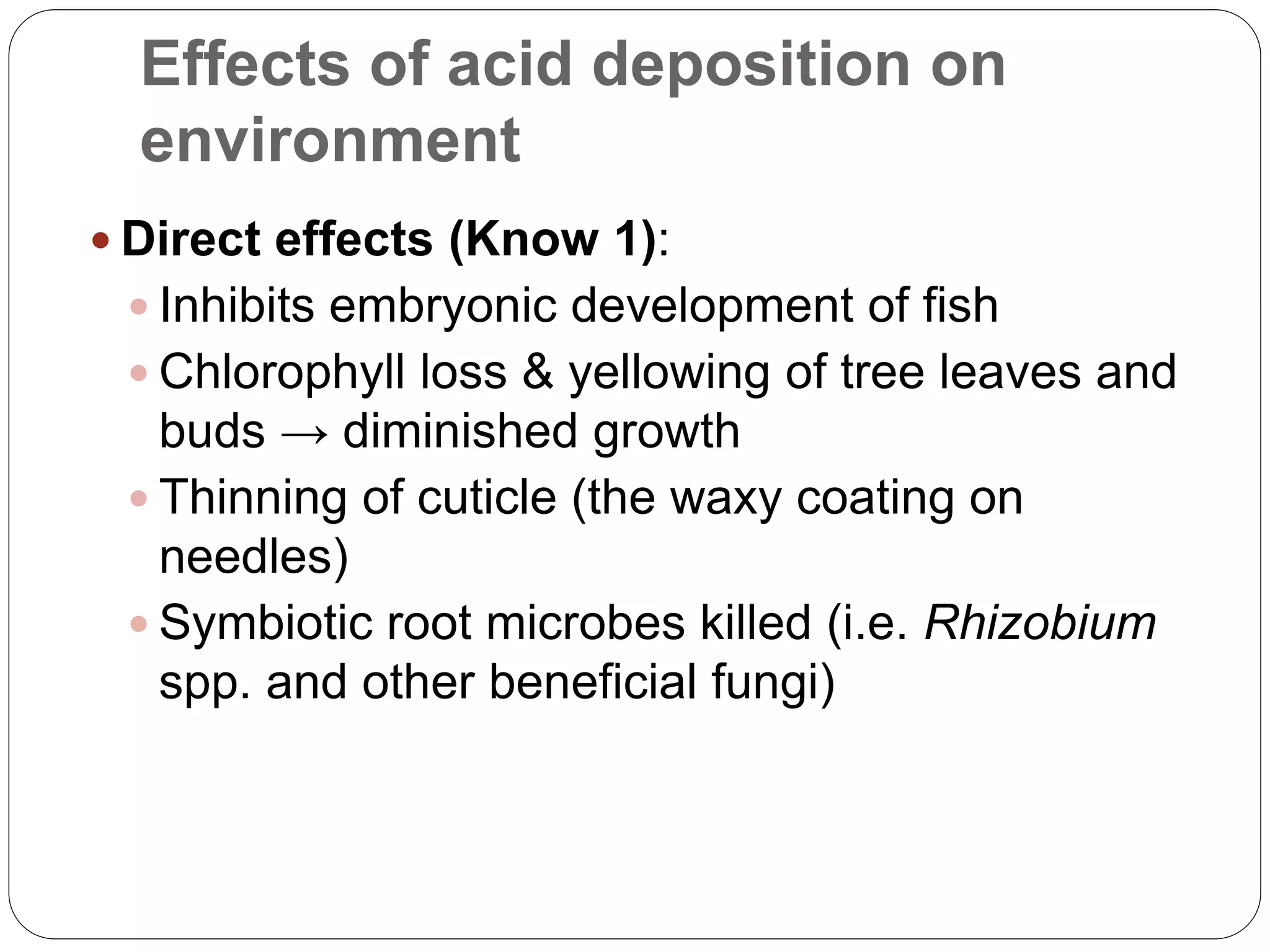 acid deposition.ppt | Indoor Environmental Quality | Home & Garden