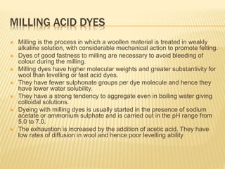 Acid dye presentation | PPTX
