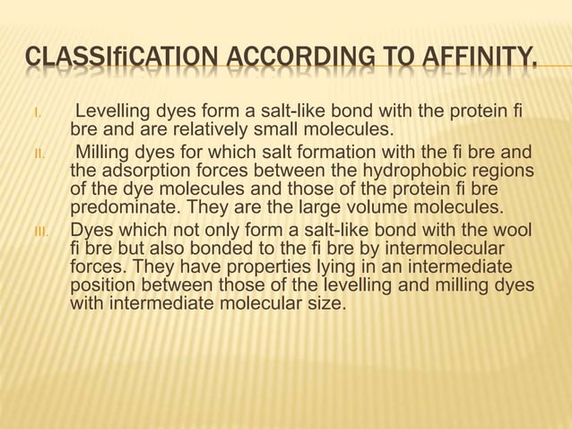 Acid dye presentation | PPTX