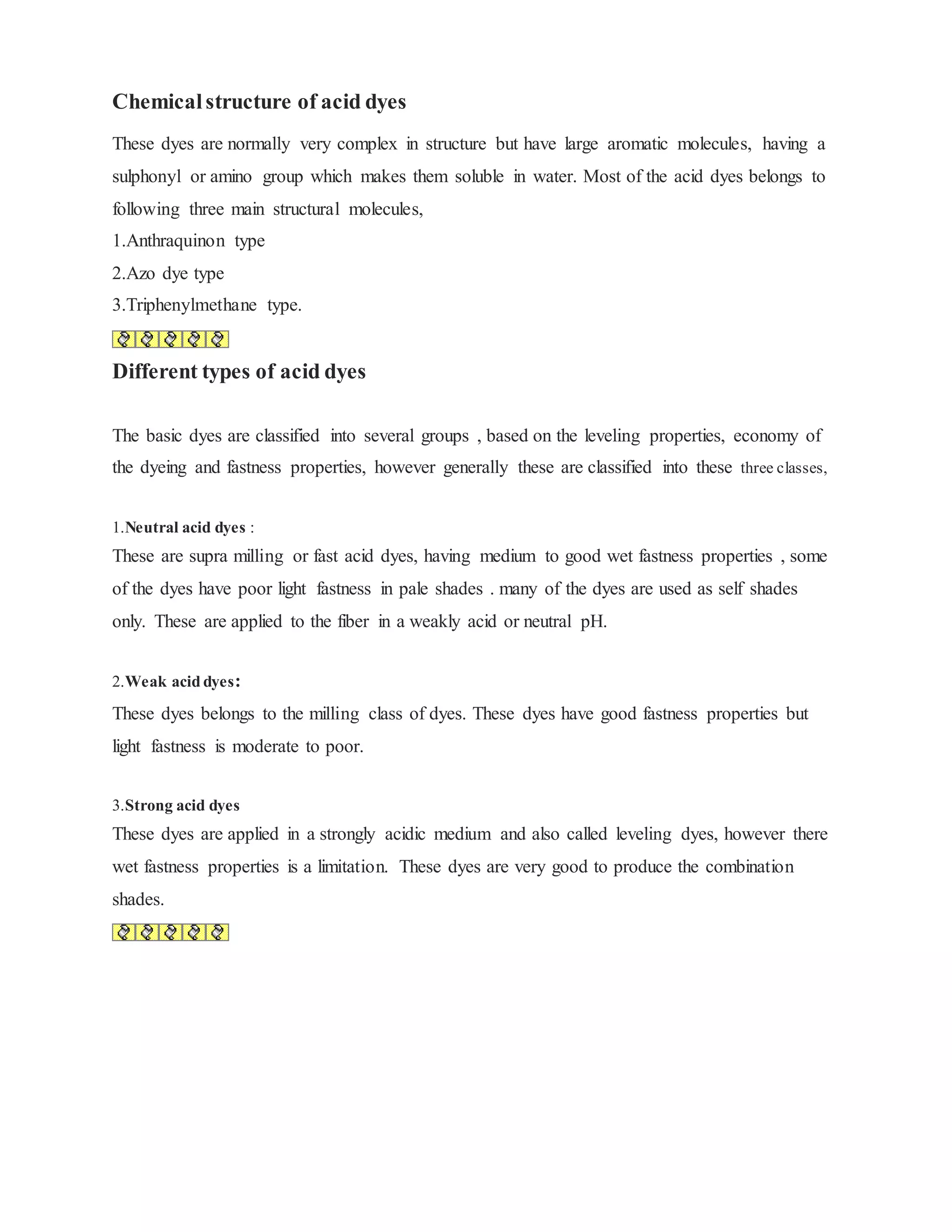 Acid Dye (Full PDF) | DOCX