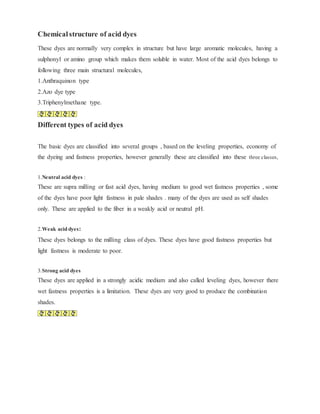 Acid Dye (Full PDF) | DOCX