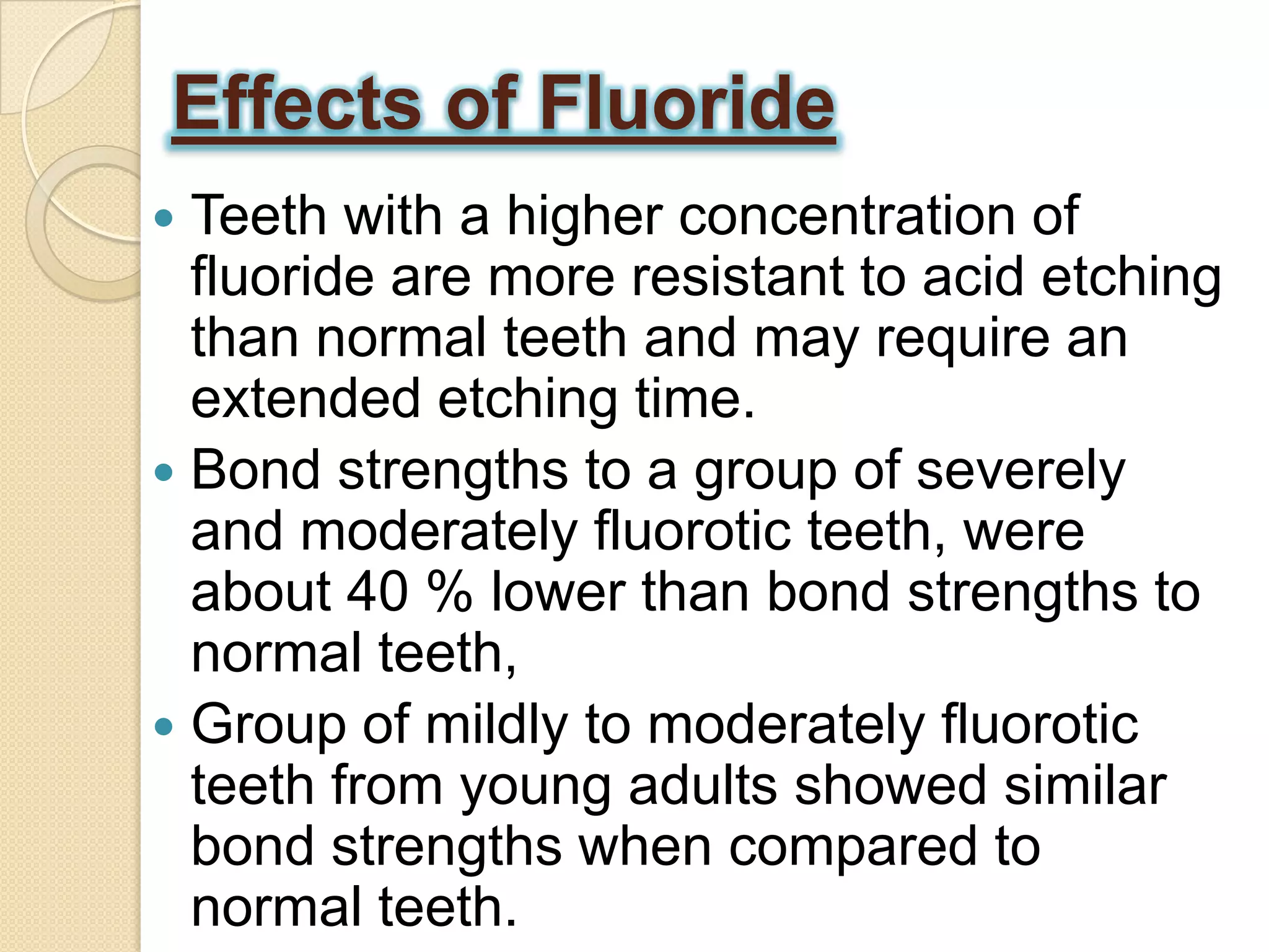 Acid Etching of Enamel and Bond Strength | PPTX