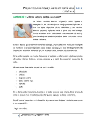 Acidez estomacal | PDF