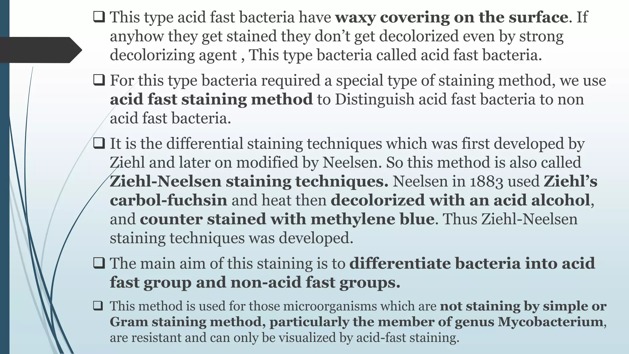 Acid fast bacteria and acid fast staining | PPTX
