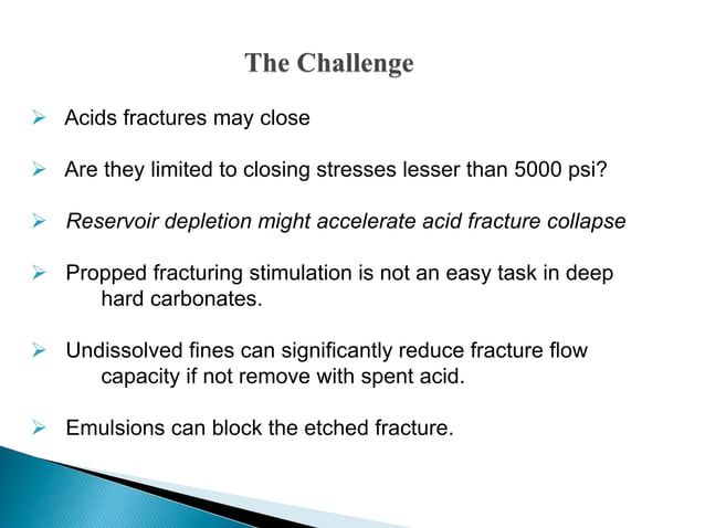 Acid Fracturing Stimulation | PPTX