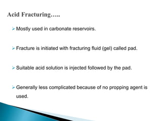 Acid Fracturing Stimulation | PPTX