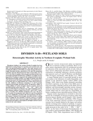 Acid fumigation of soils to remove co3 prior to c 13 isotopic analysis ...