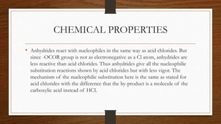 Acid Halides and Acid Anhydrides.Aneeq Javed.pptx