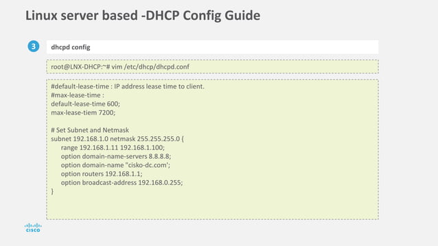 Aci Dhcp Config Guide Pptx Computer Networking Computing