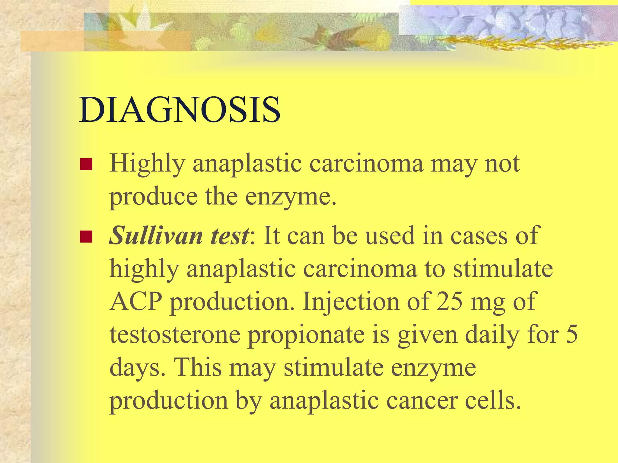 ACIDIC PHOSPHATASE ENZYME (ACP) | PPTX