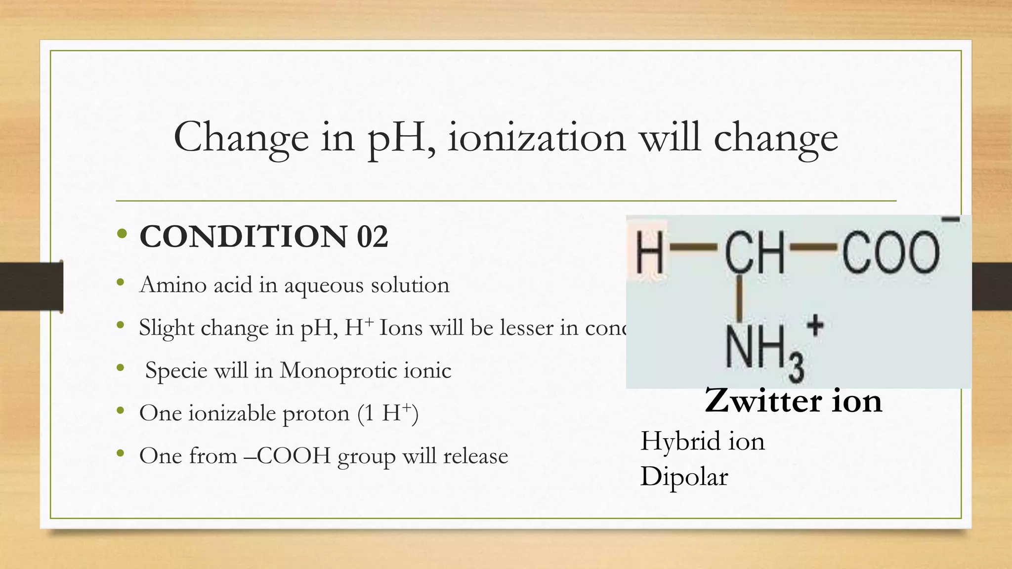 Acidic properties of amino acid By Abdul Qadeer | PPTX