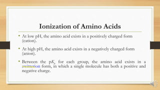 Acidic properties of amino acid By Abdul Qadeer | PPT