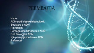 Acidi desoksiribonukleik adn | PPTX