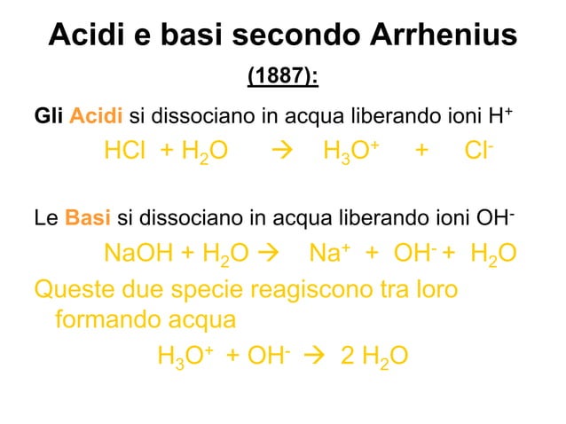 Acidi e basi lezione1 iiia_chimica | PPTX