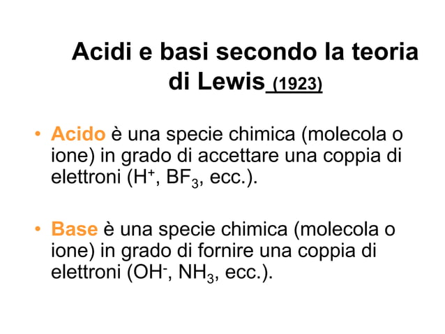 Acidi e basi lezione1 iiia_chimica | PPTX