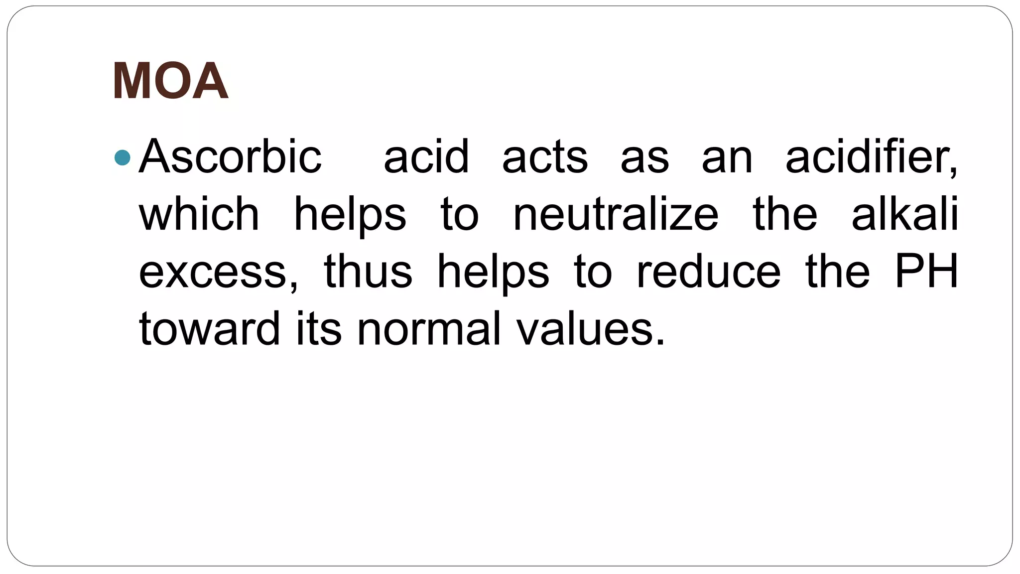 Acidifiers | PPTX | Chemistry | Science