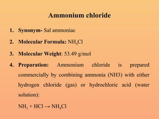Acidifiers - First Year Pharm D Pharmaceutical Inorganic Chemistry | PPTX