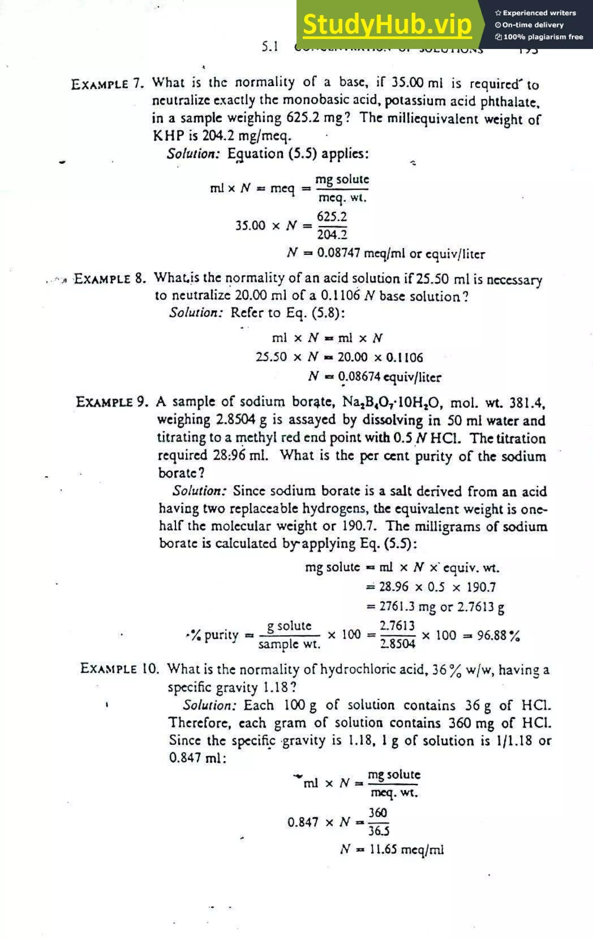 Acidimetry And Alkalimetry | PDF