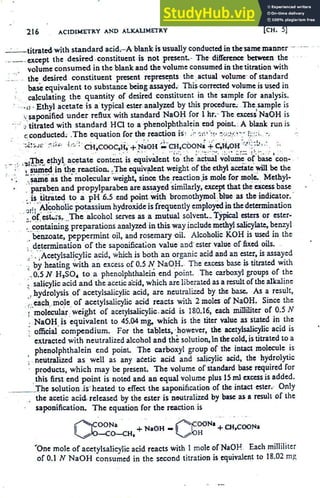 Acidimetry And Alkalimetry | PDF