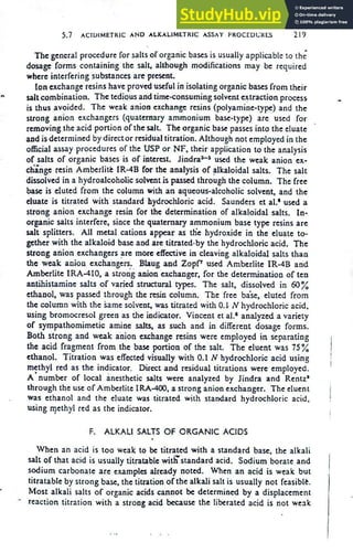 Acidimetry And Alkalimetry | PDF