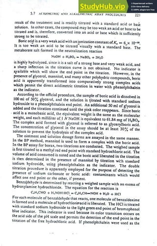 Acidimetry And Alkalimetry | PDF